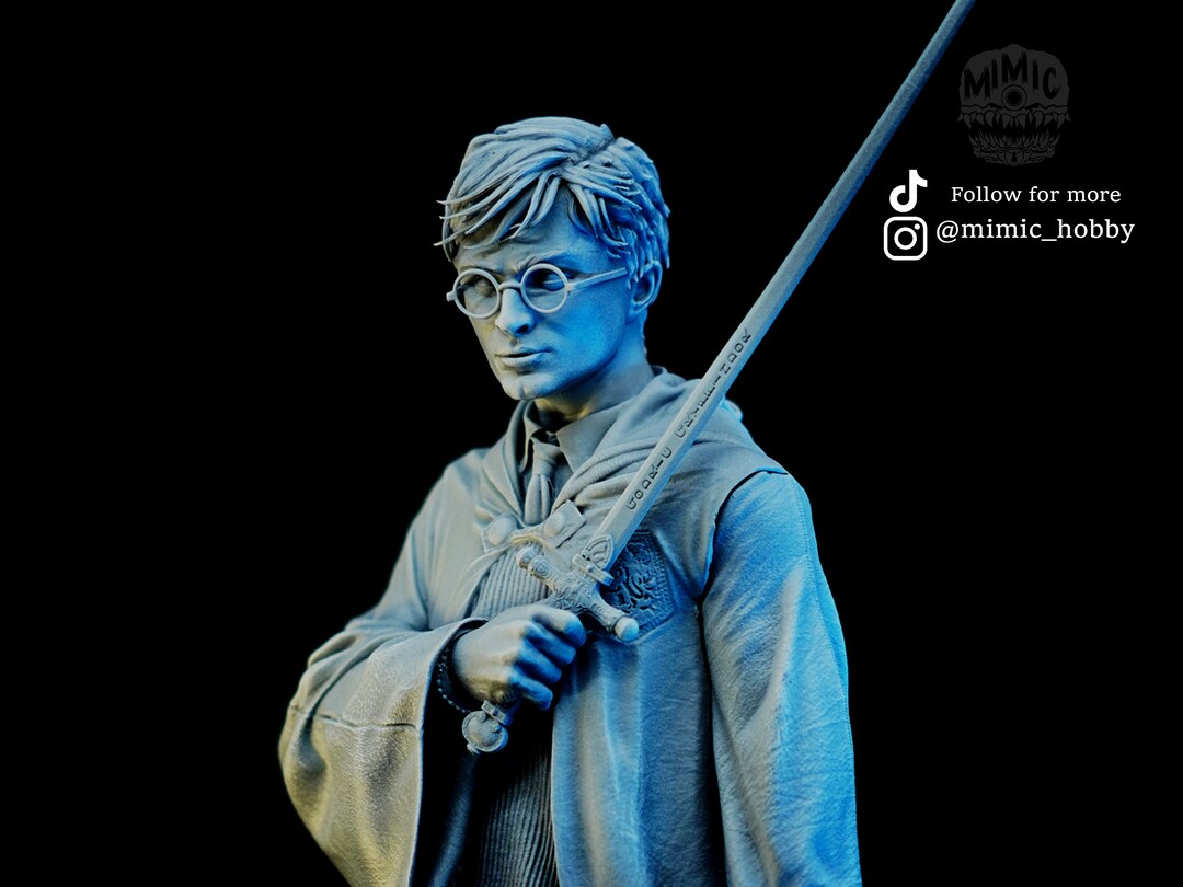 Harry Potter Bust Statue Figurine Hand Painted or Unpainted Options ...