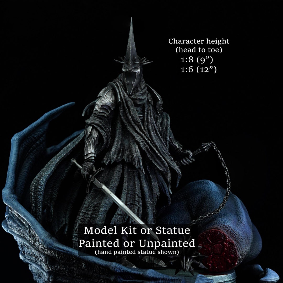 Pale King Statue or Model Kit Fantasy Novel Figurine Hand Painted or ...