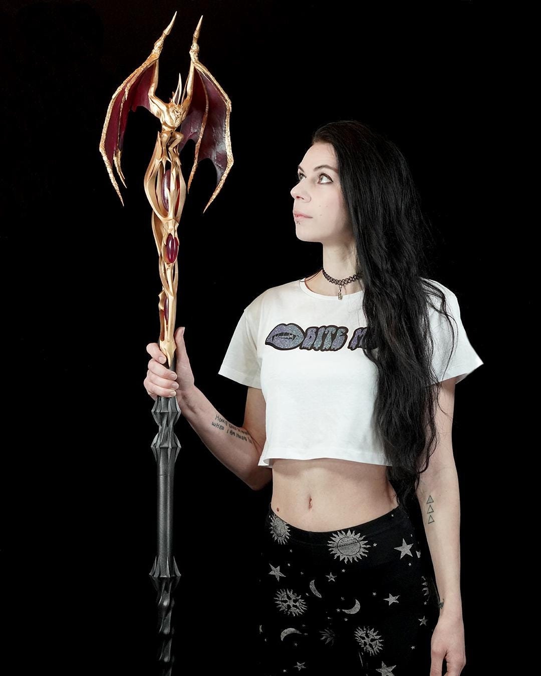 Woe Staff - Cosplay Prop - Resin Print - Painted and Unpainted Versions ...