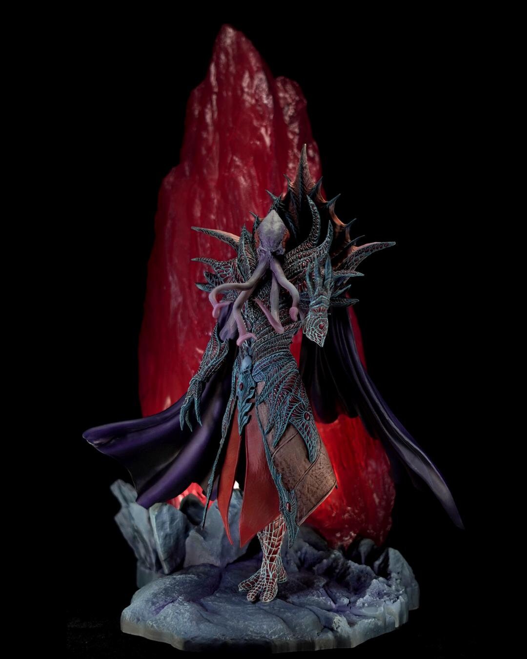 Mind Flayer Statue or Model Kit Hand Painted or Unpainted Fantasy RPG ...