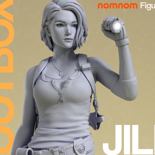 Resident Evil Jill Valentine Statue - Etsy