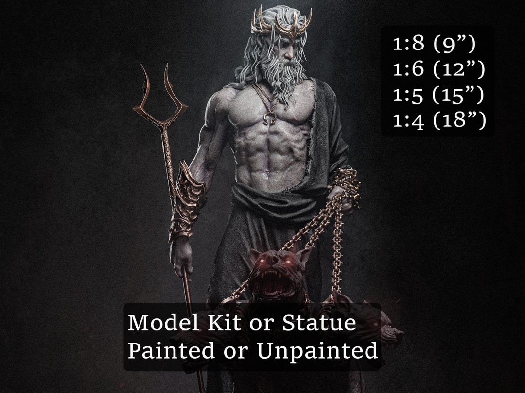 Hades - Statue or Model Kit - Display Figurine - Hand Painted or ...