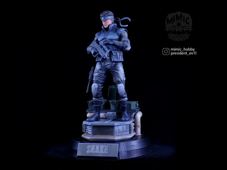 Snake Statue/model Kit Metal Gear Solid Figurine MGS - Etsy