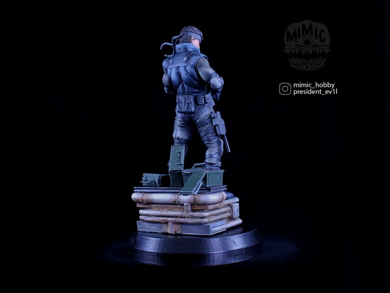 Snake Statue/model Kit Metal Gear Solid Figurine MGS - Etsy