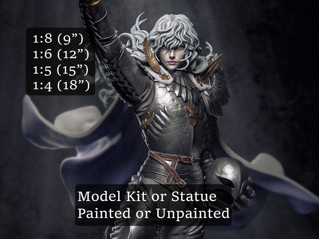 Griffith Statue or Model Kit Berserk Figurine Large Size Display Statue ...