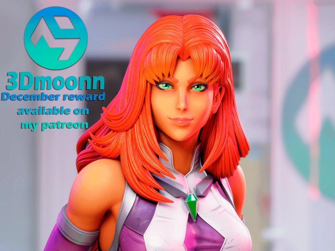 Starfire Statue or Model Kit DC Justice League Figurine Hand Painted or ...