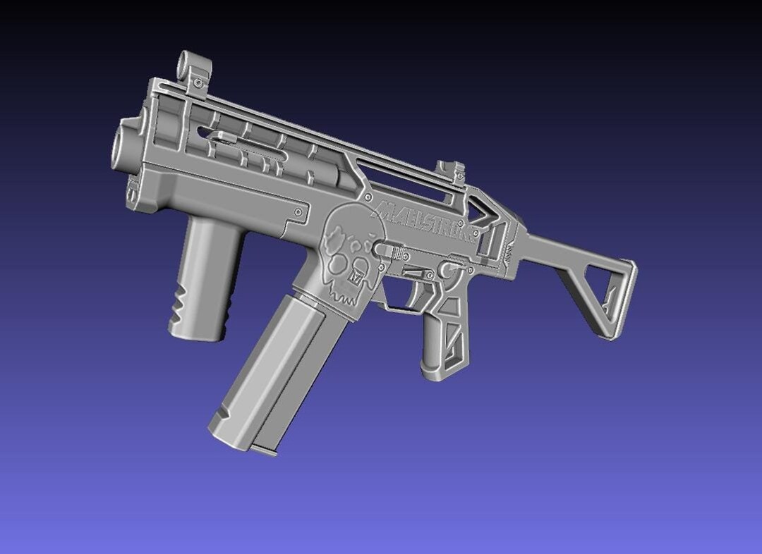 Dystopian Mercenary SMG Prop Resin 3D Print Painted and Unpainted ...