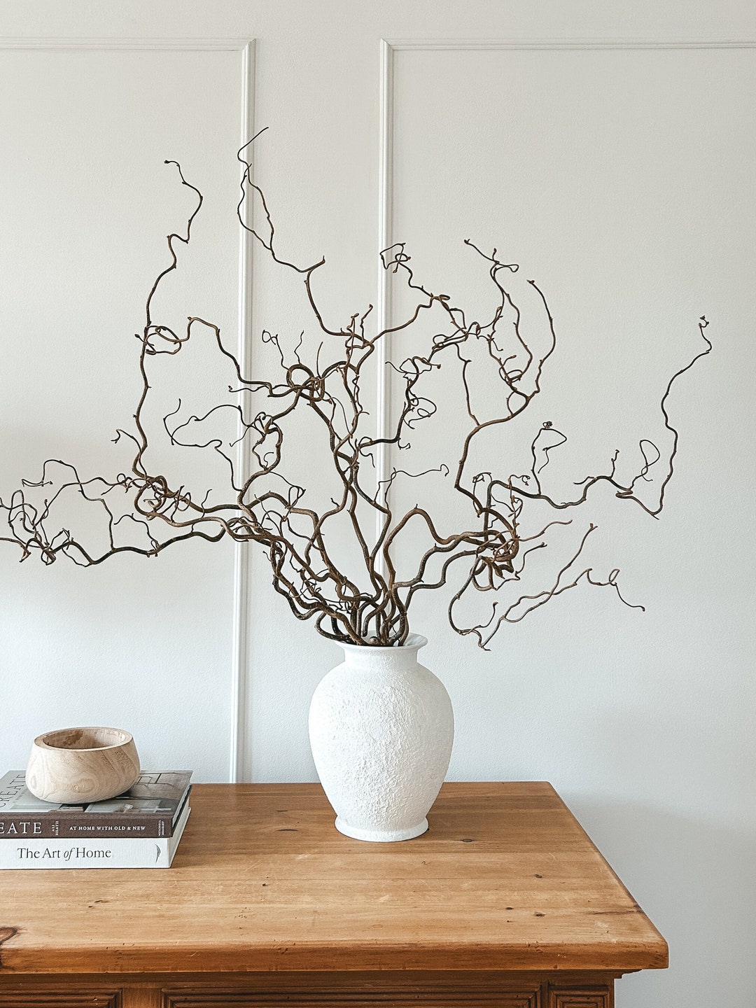 Twisted Corylus Hazel Branches, Natural Decorative Dried Branch Decor ...