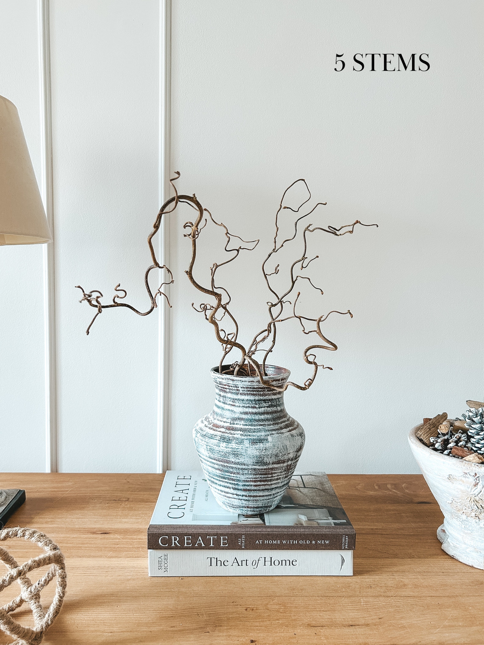 5|10 Top Table Twisted Hazel Corylus Branches, Contorted Hazel, Curly ...