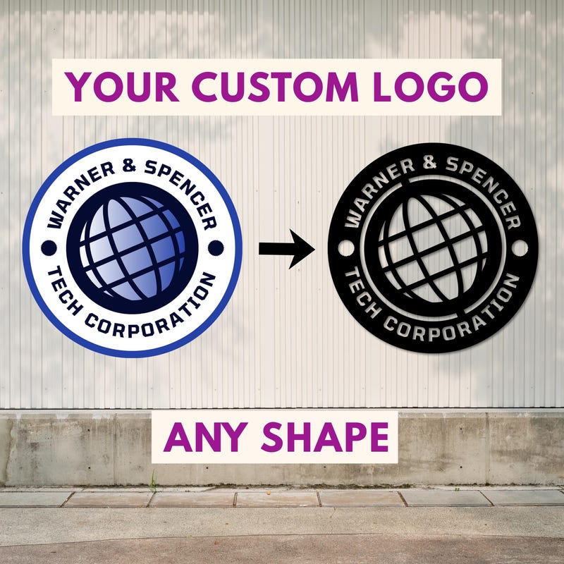 Iron Sign With Logo - Etsy