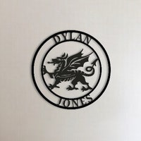 Welsh Dragon Metal Wall Art - Etsy