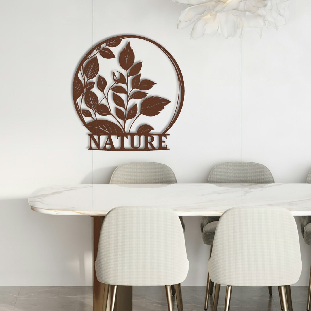 Personalized Metal Wall Art, Wall Decor Home Deco, Custom Round Metal ...