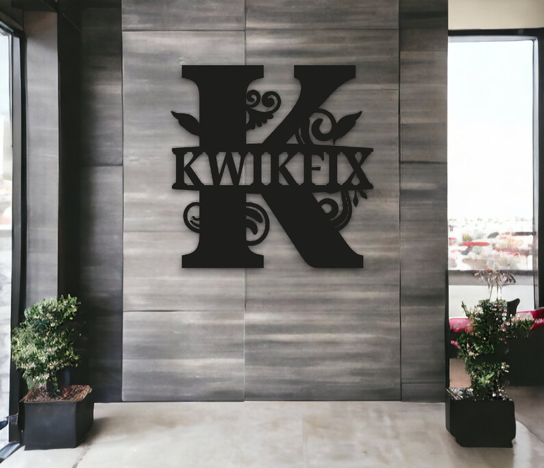 Custom Metal Name Sign Personalized Metal Wall Art Custom - Etsy