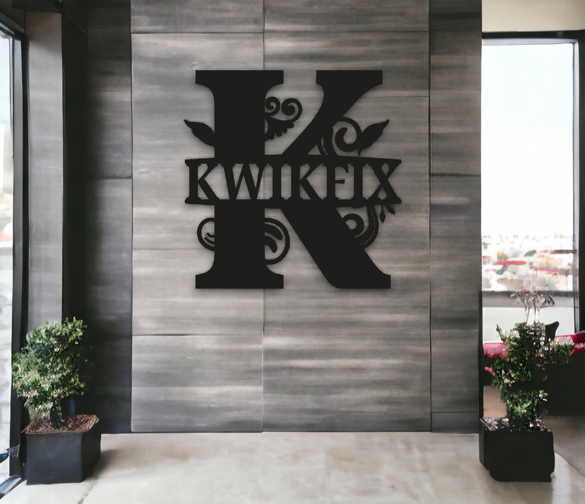 Custom Metal Name Sign Personalized Metal Wall Art Custom - Etsy