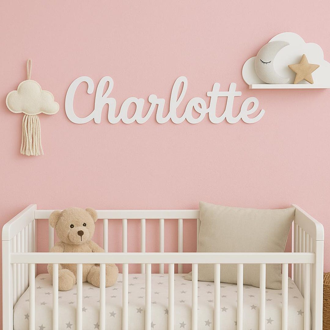 Custom Metal Name Sign: Cursive Wall Decor - Etsy