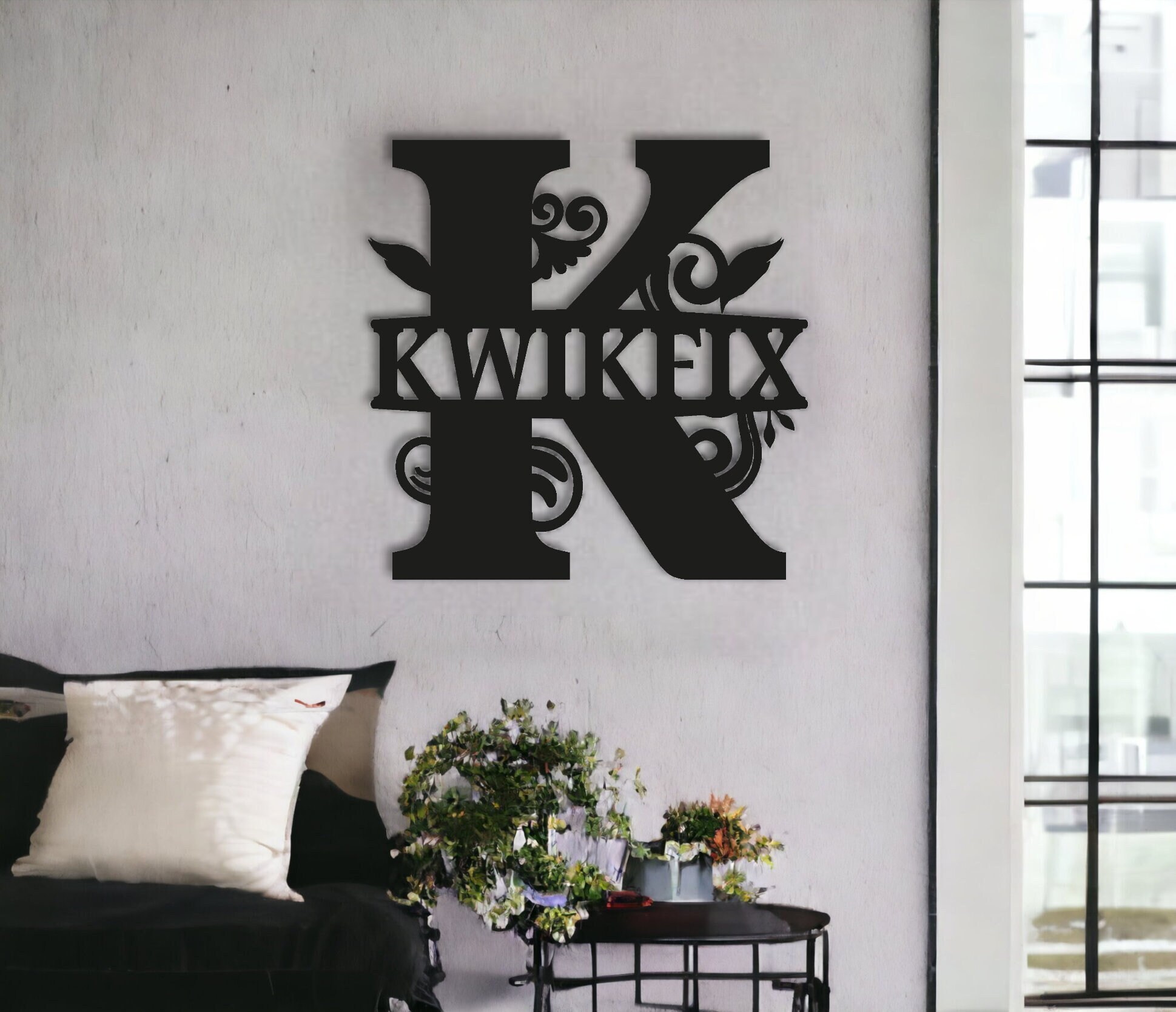 Custom Metal Name Sign Personalized Metal Wall Art Custom - Etsy