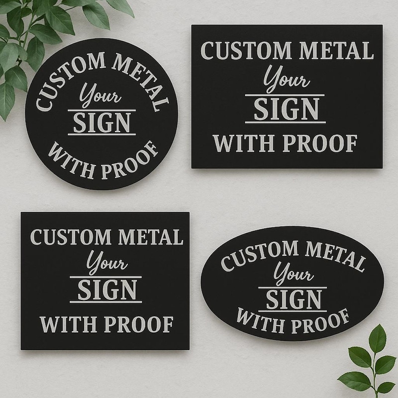Door Signs Square - Etsy