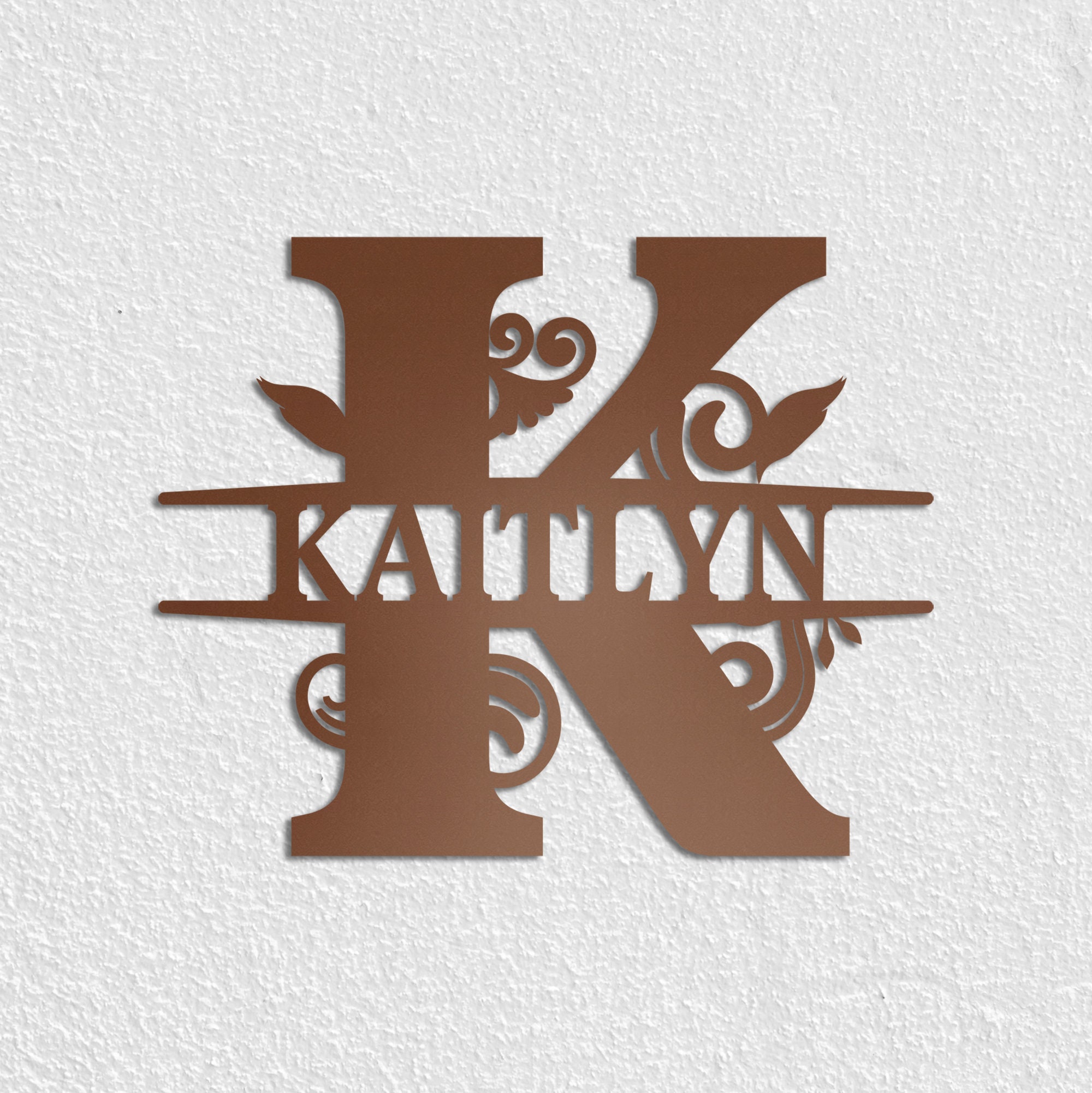 Custom Metal Name Sign Personalized Metal Wall Art Custom - Etsy