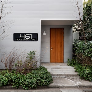 Custom Address Sign for House, House Number, Street Sign Plaque ...