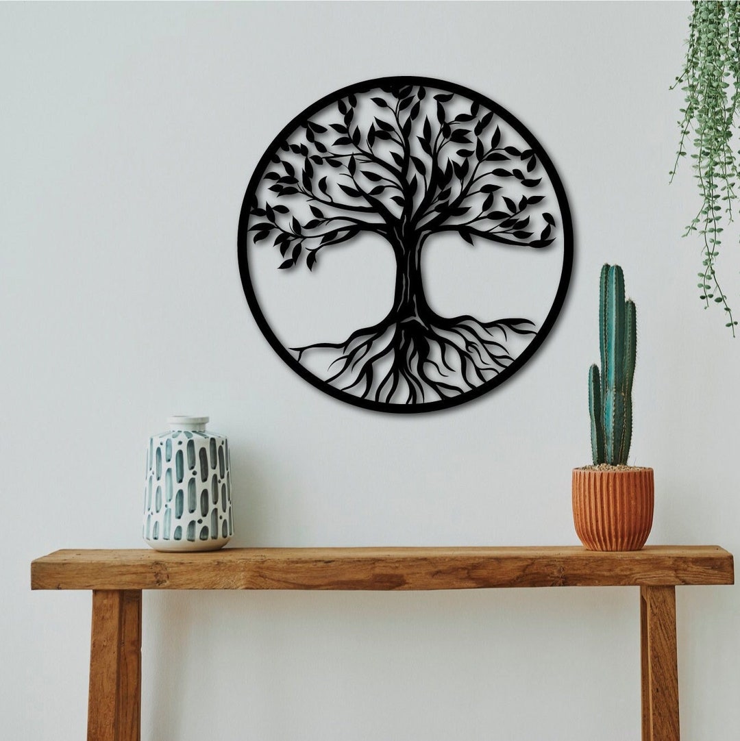Metal Tree of Life Metal Door Hanger Tree of Life Metal Wall - Etsy