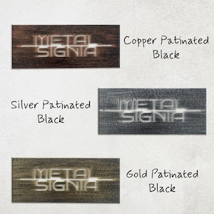 Personalized Metal Monogram Sign, Wedding Gift, Family Name Sign, Last ...