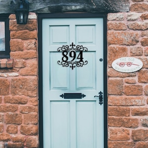 Custom Metal House Numbers, Stylish Address Sign for House, Perfect ...