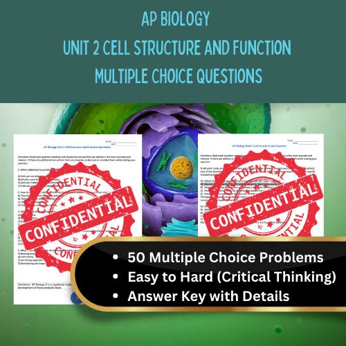 AP Biology Unit 2 Test Prep: Mastering Cell Structure and Function ...
