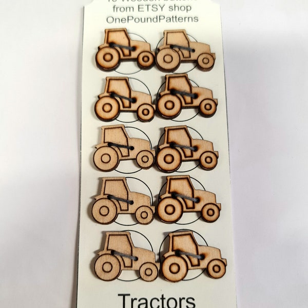 Tractor Buttons - Etsy