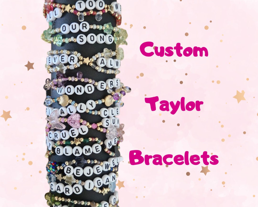 Taylor Friendship Bracelet Adjustable Custom and Personalized for ...