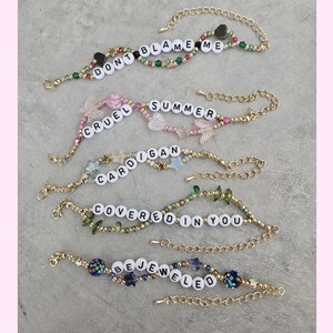 Cruel Summer Taylor Handmade Swifty Friendship Bracelet for Eras Tour ...