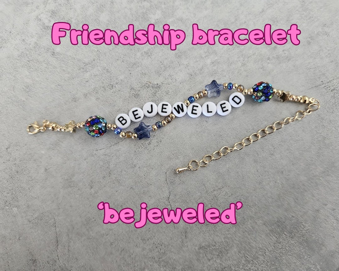 Bejeweled Taylor Swifty Handmade Friendship Bracelet for Eras Tour ...