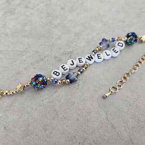 Bejeweled Taylor Swifty Handmade Friendship Bracelet for Eras Tour ...