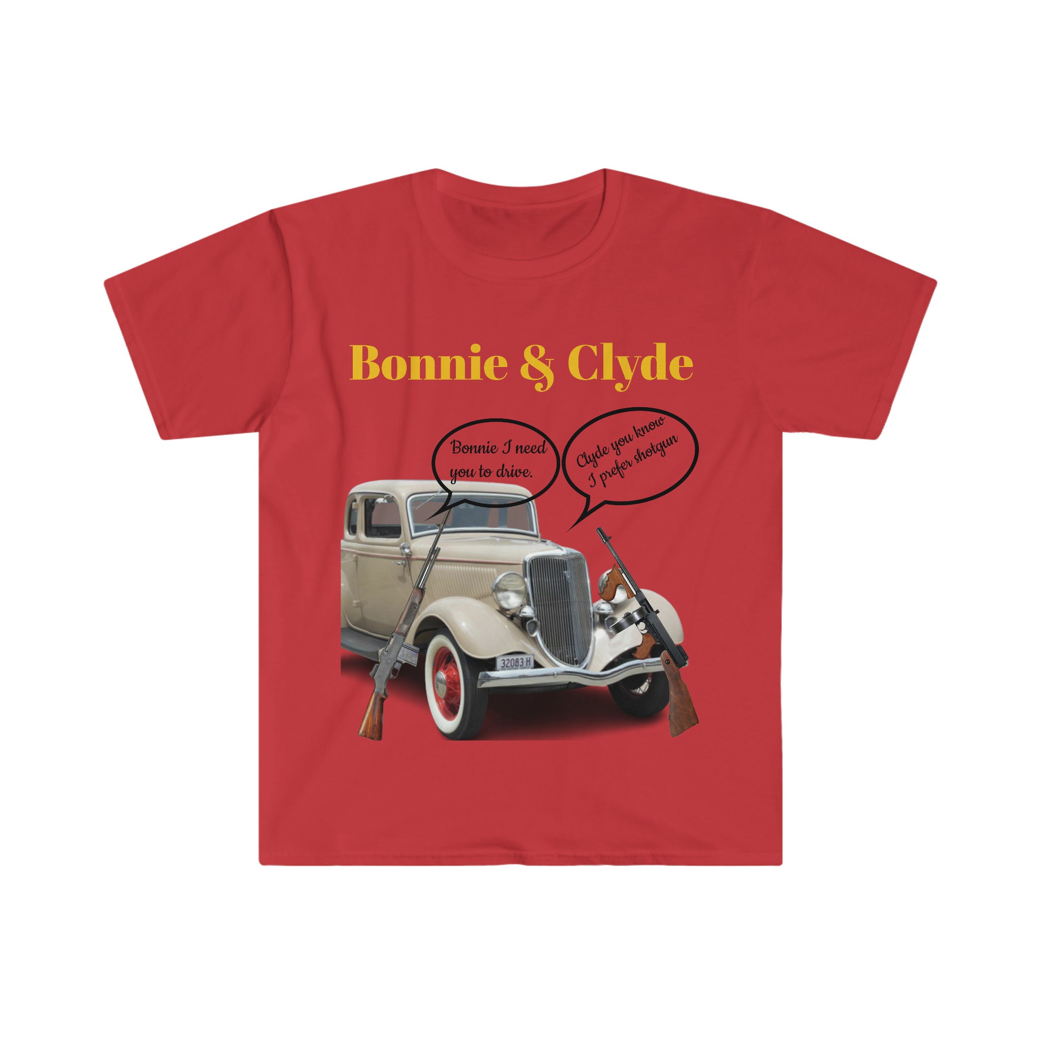 Bonnie, Clyde, Bonnie and Clyde, B.A.R, 1934 Ford, Thompson Submachine ...