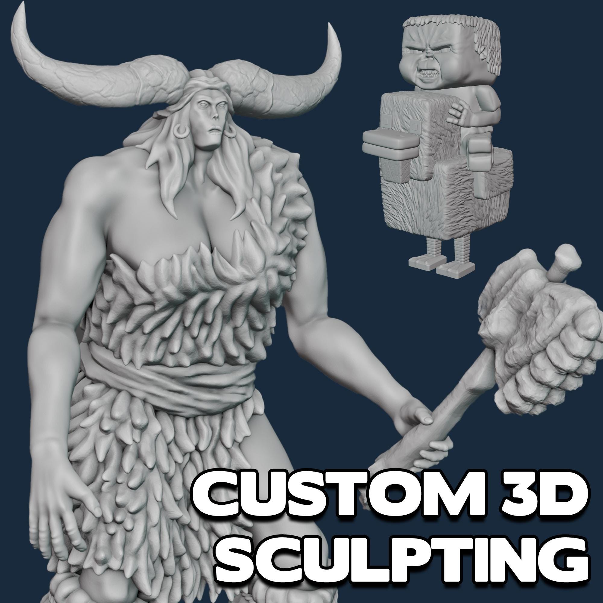 Custom 3D Model for 3D Printing, 3D Modeling Service, 3D Sculpting, 3D ...