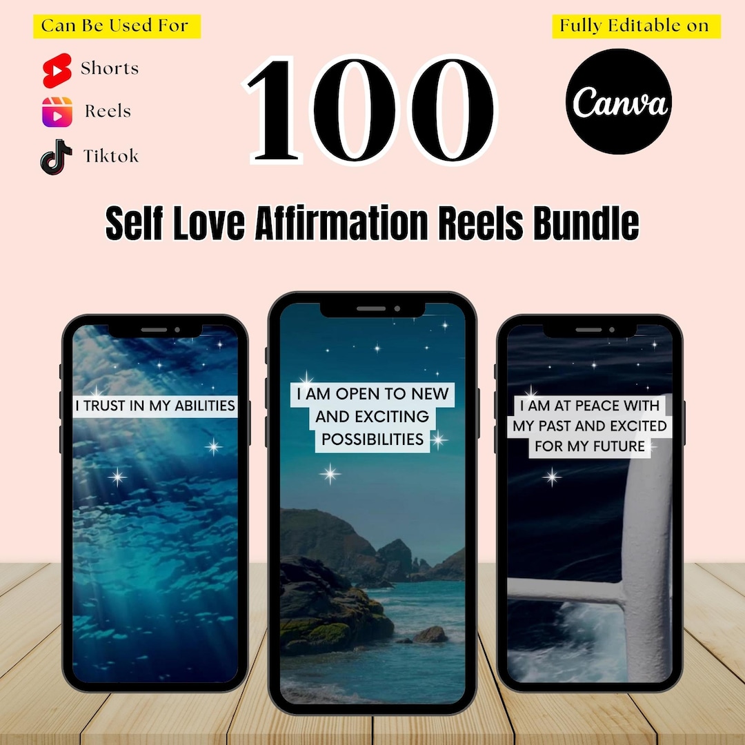 100 Self Love Affirmation Instagram Reels Videos , Inspirational Video ...
