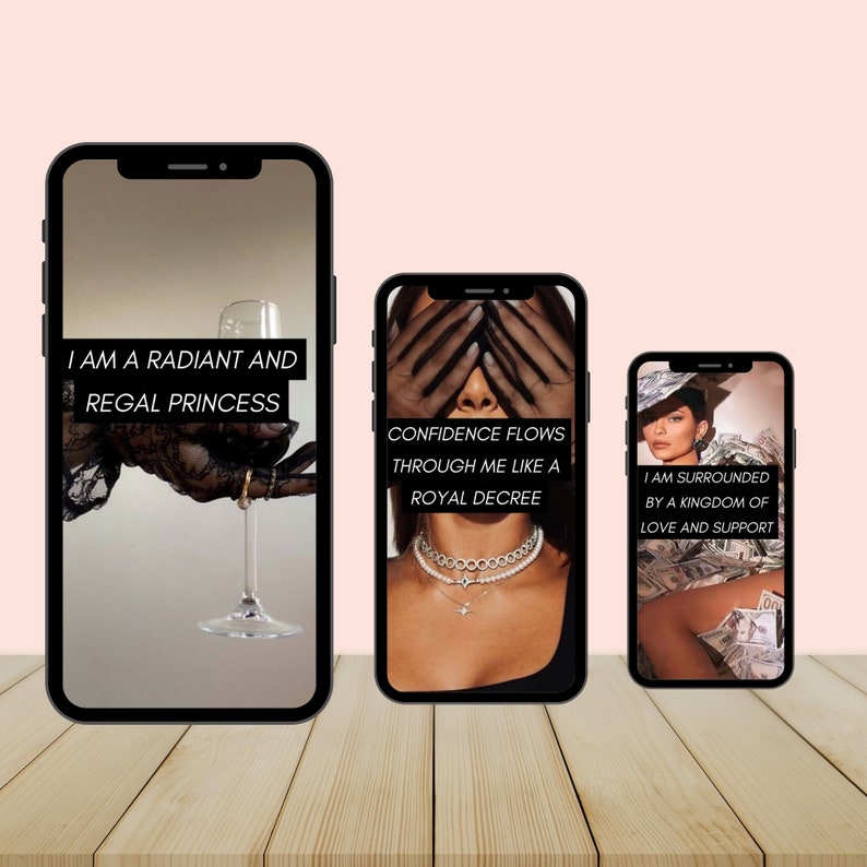 119 Positive Princess Treatment Affirmation Video Bundle for Instagram ...