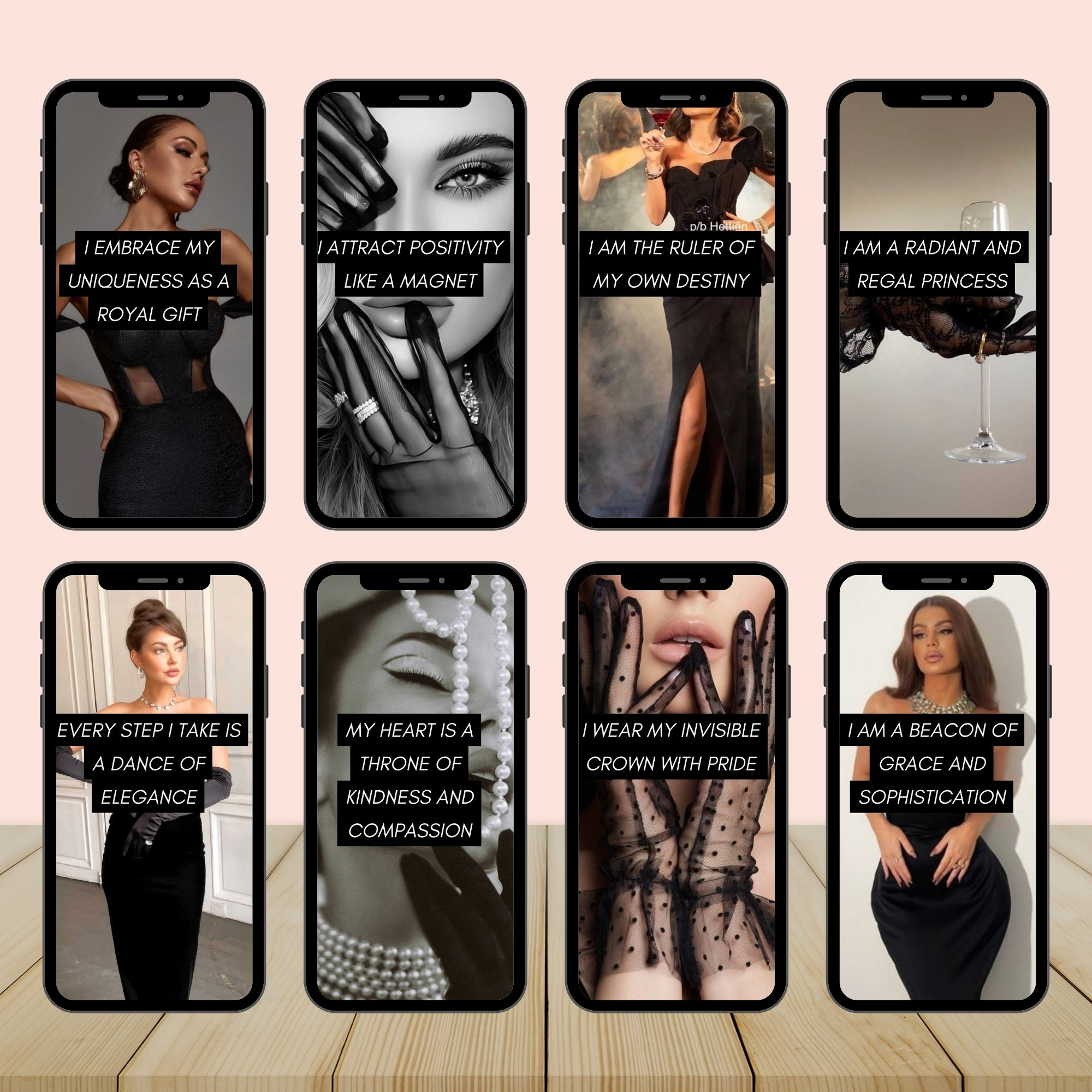 119 Positive Princess Treatment Affirmation Video Bundle for Instagram ...