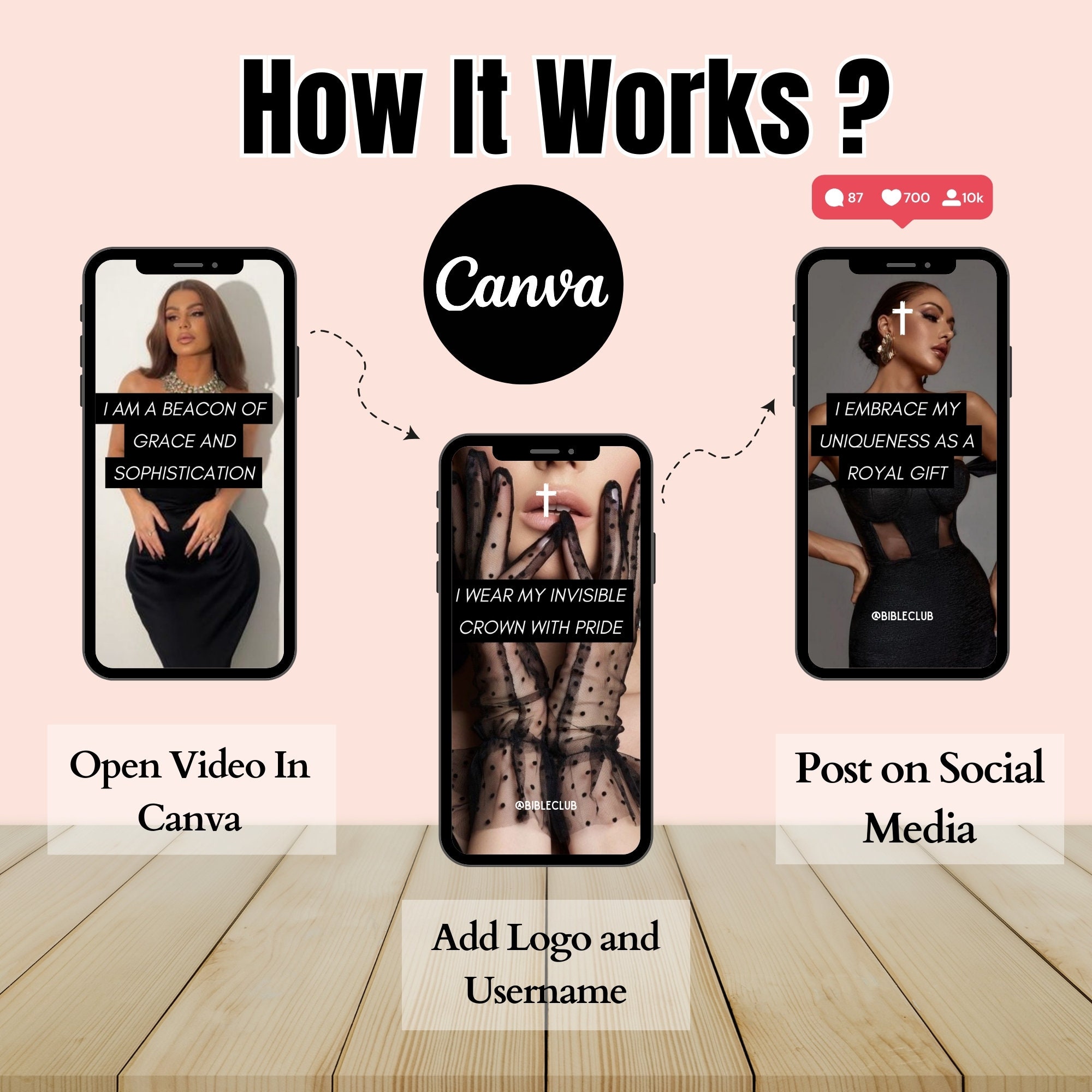 119 Positive Princess Treatment Affirmation Video Bundle for Instagram Reels Tiktok Youtube ...