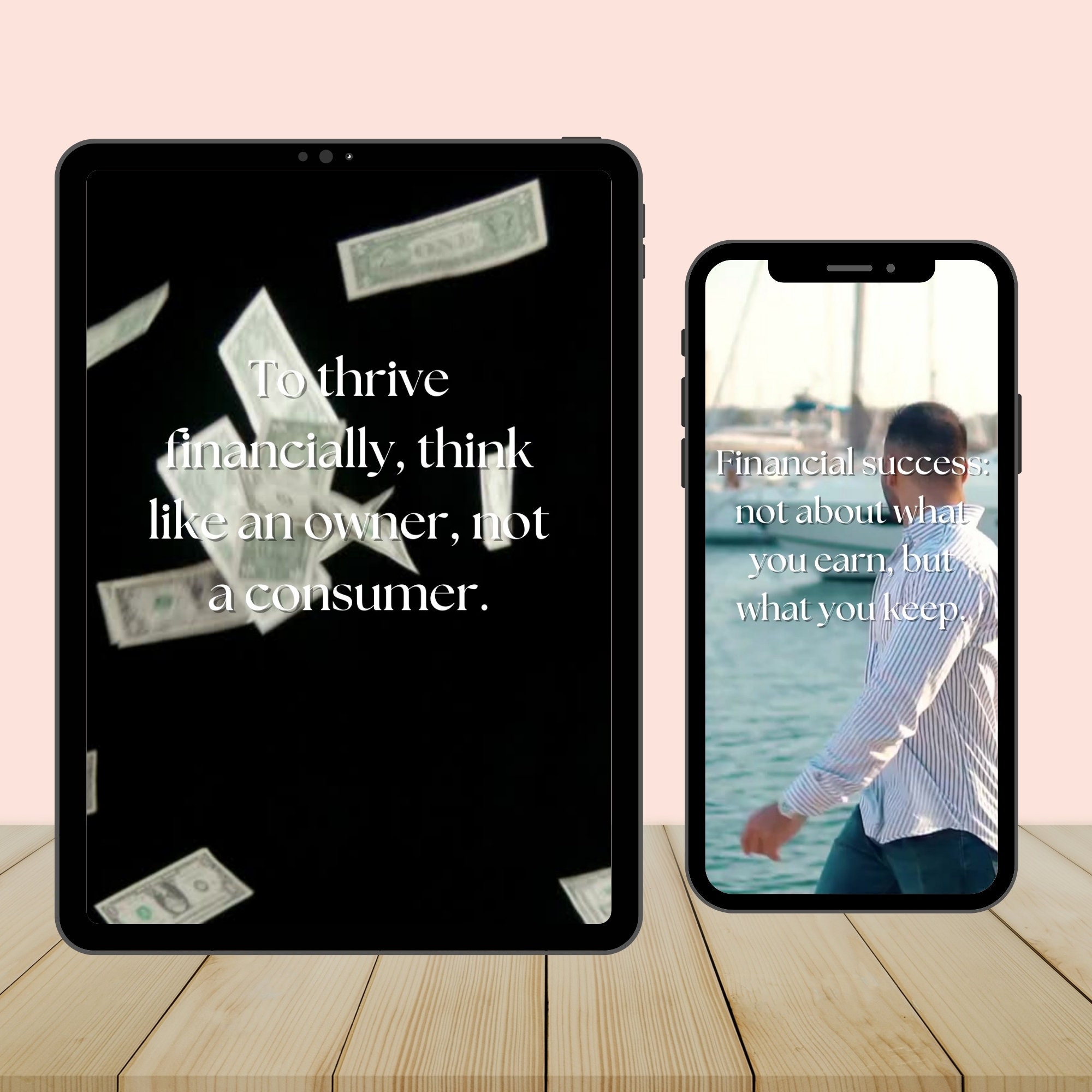 100 Money and Finance Motivational Video Bundle I for Instagram Reels ...