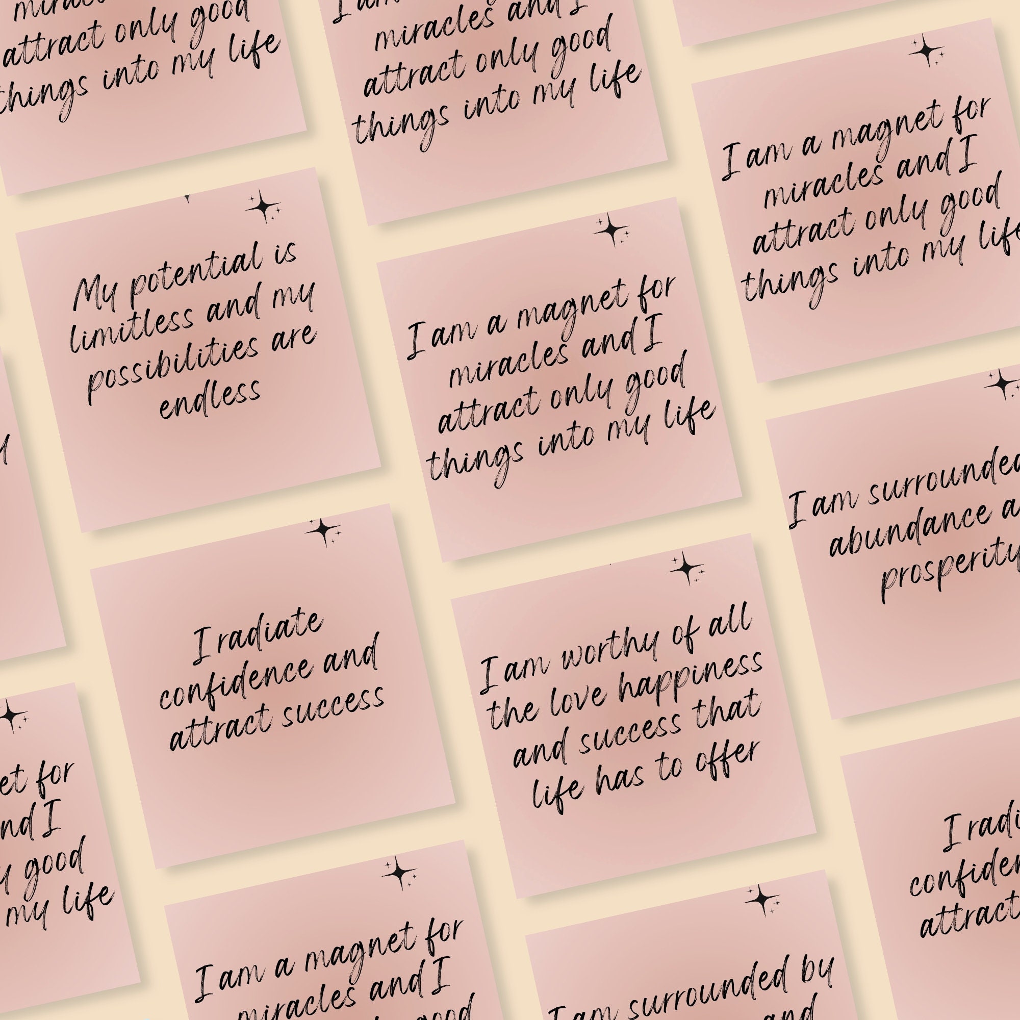 100positive Affirmation Instagram Quotes Templates, Inspirational ...