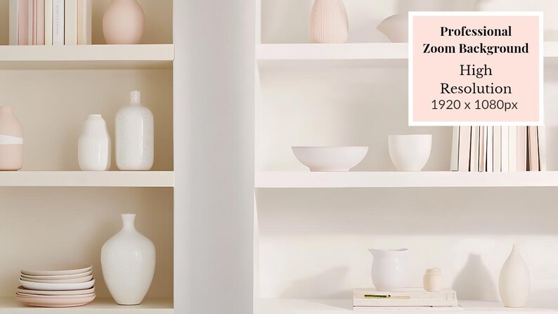 Pastel Pink Zoom Background: Soft Minimalist Virtual Backdrop (30 JPG ...