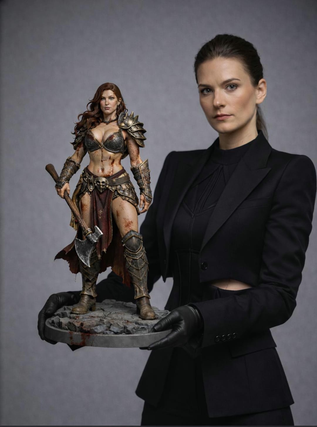 Spartan Warrior STL File for 3D Printing Mythic Battle Hero Statue ...