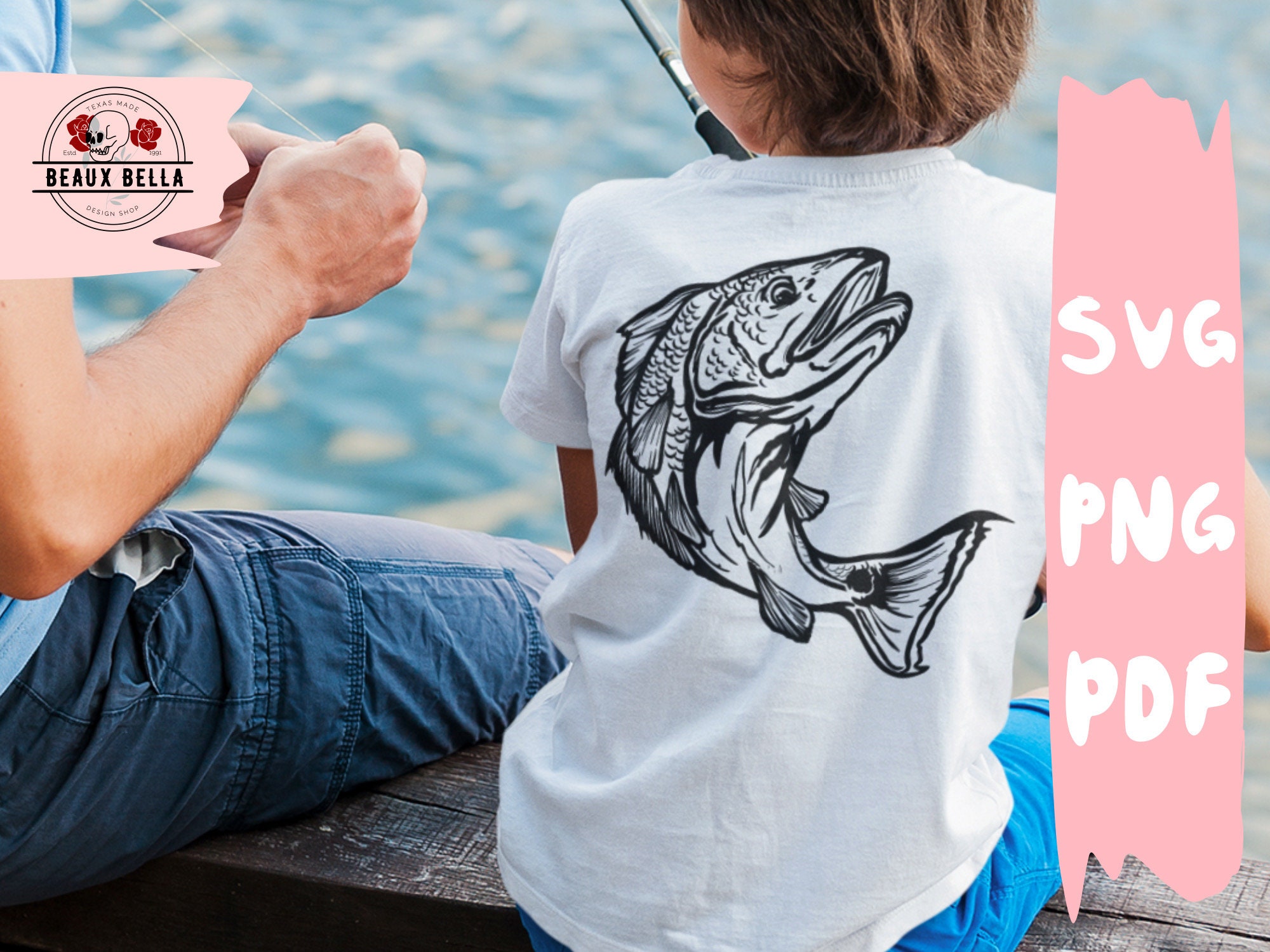 Redfish Svg Fish Svg Redfish Pattern Svg Vector Redfish - Etsy