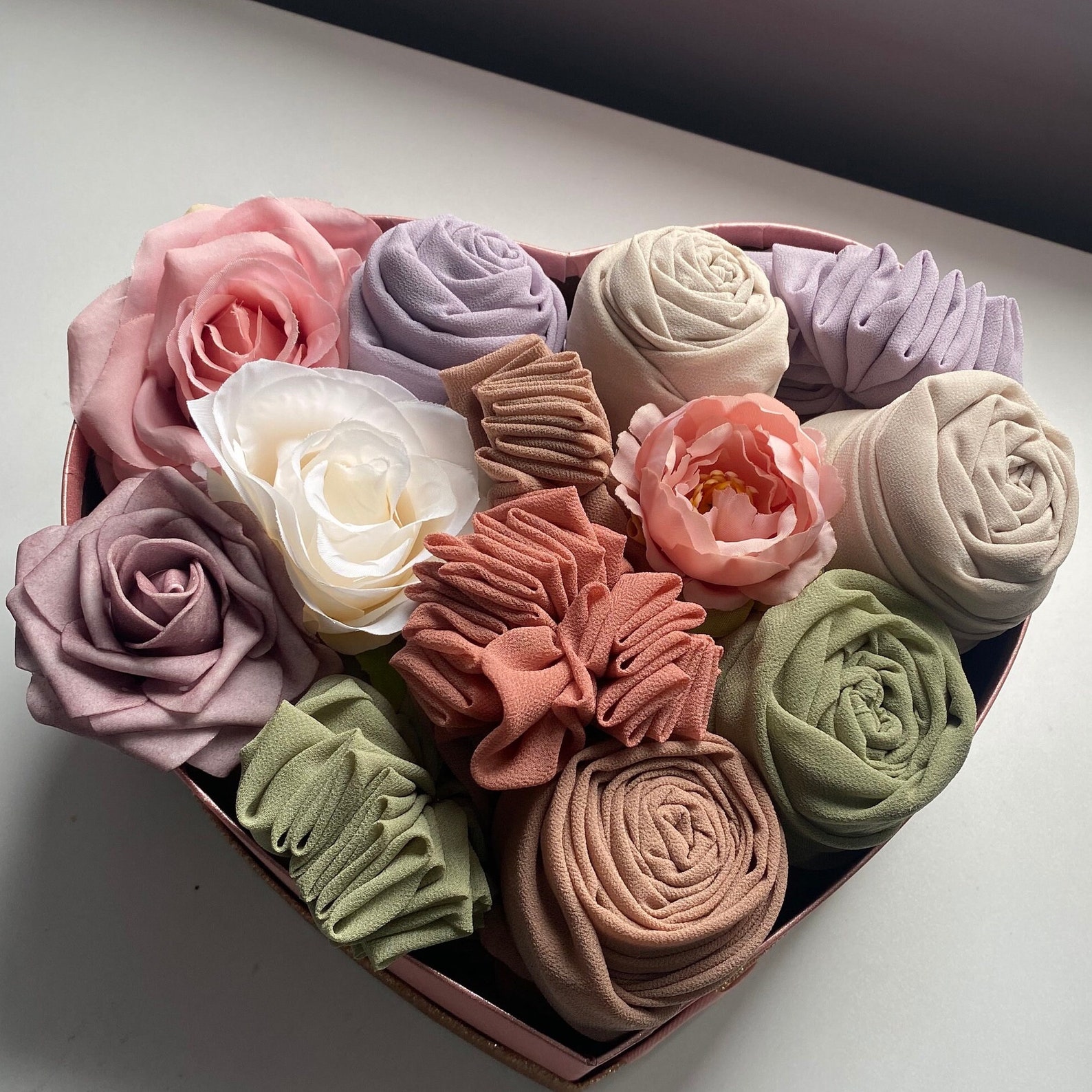Hijab Gift Box, Hijab Bouquet, Scarf Bouquet Made to Your Preferences ...