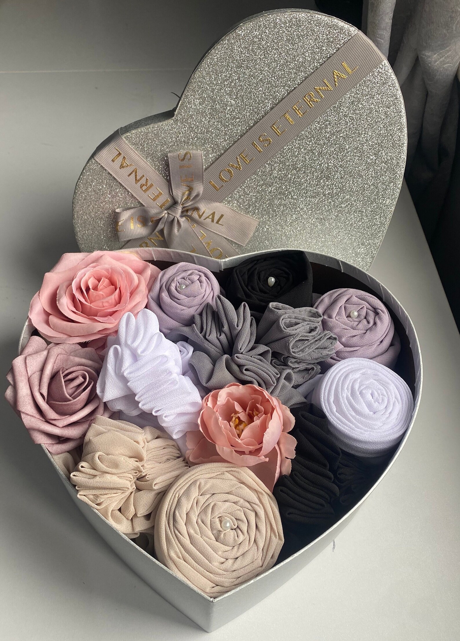 Hijab Gift Box, Hijab Bouquet, Scarf Bouquet Made to Your Preferences ...