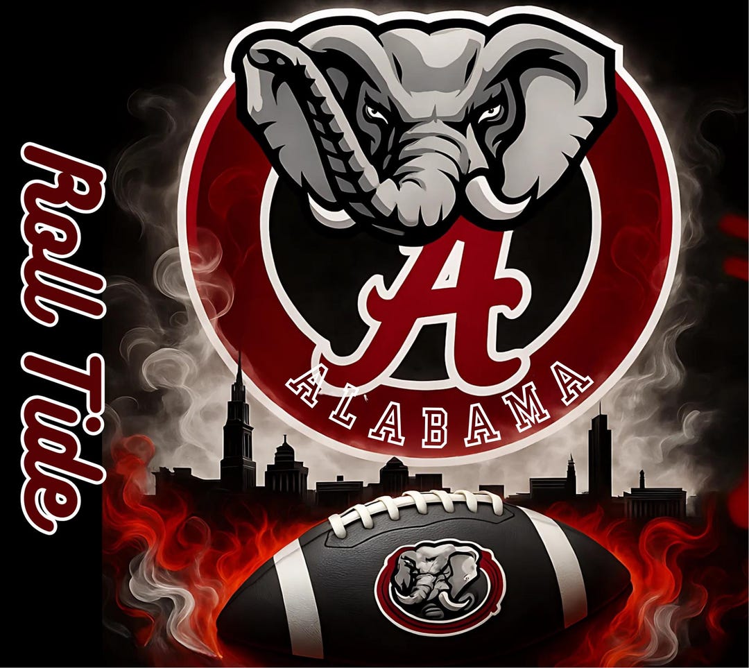 Alabama Crimson Tide Tumbler Wrap - Etsy