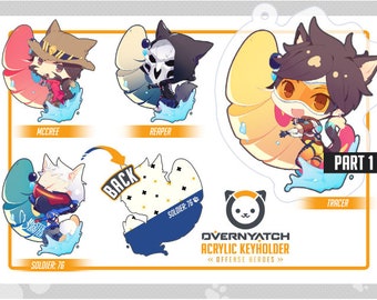 Overwatch small Acrylic Charms - Etsy