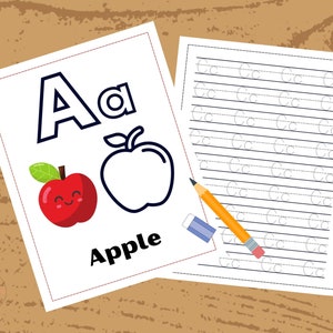 52 Printable Alphabet Coloring Pages & Letters Tracing Pages. Printable ...