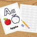 52 Printable Alphabet Coloring Pages & Letters Tracing Pages. Printable ...