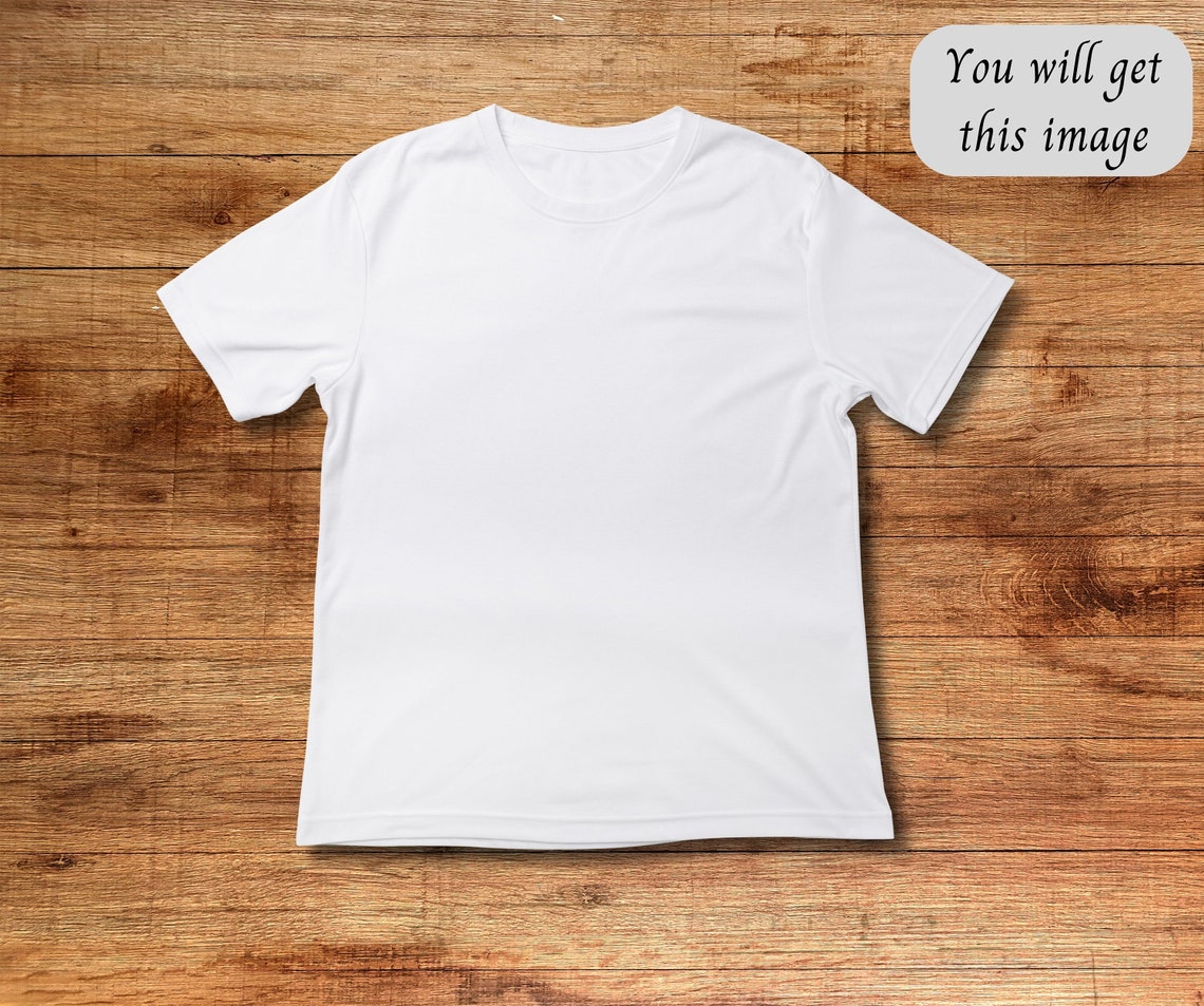 White Shirt Mockup | T-shirt Mock-up | Shirt Mock-up Styled Stock Photo ...